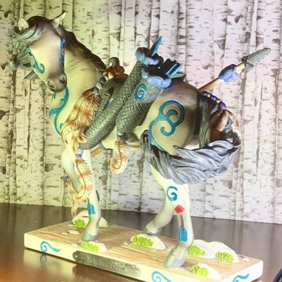 Enesco | Other | Trail Of Painted Ponies Woodland Brave Rare Htf | Poshmark